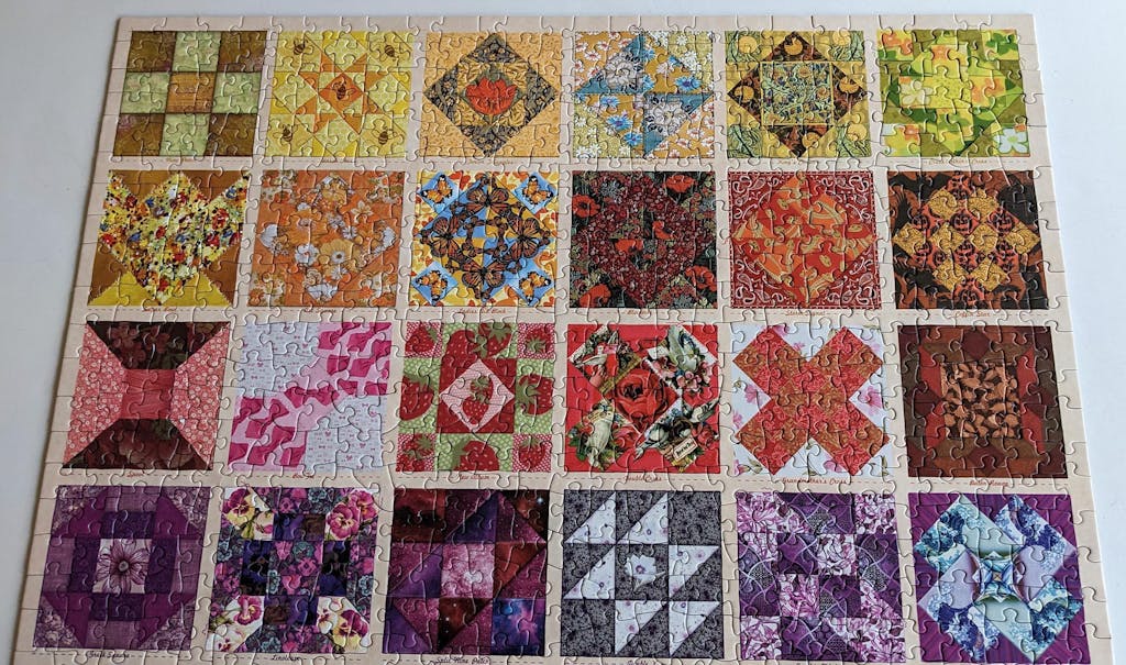 Common Quilt Blocks | 1000 Piece - Cobble Hill Puzzles — USA Cobble ...