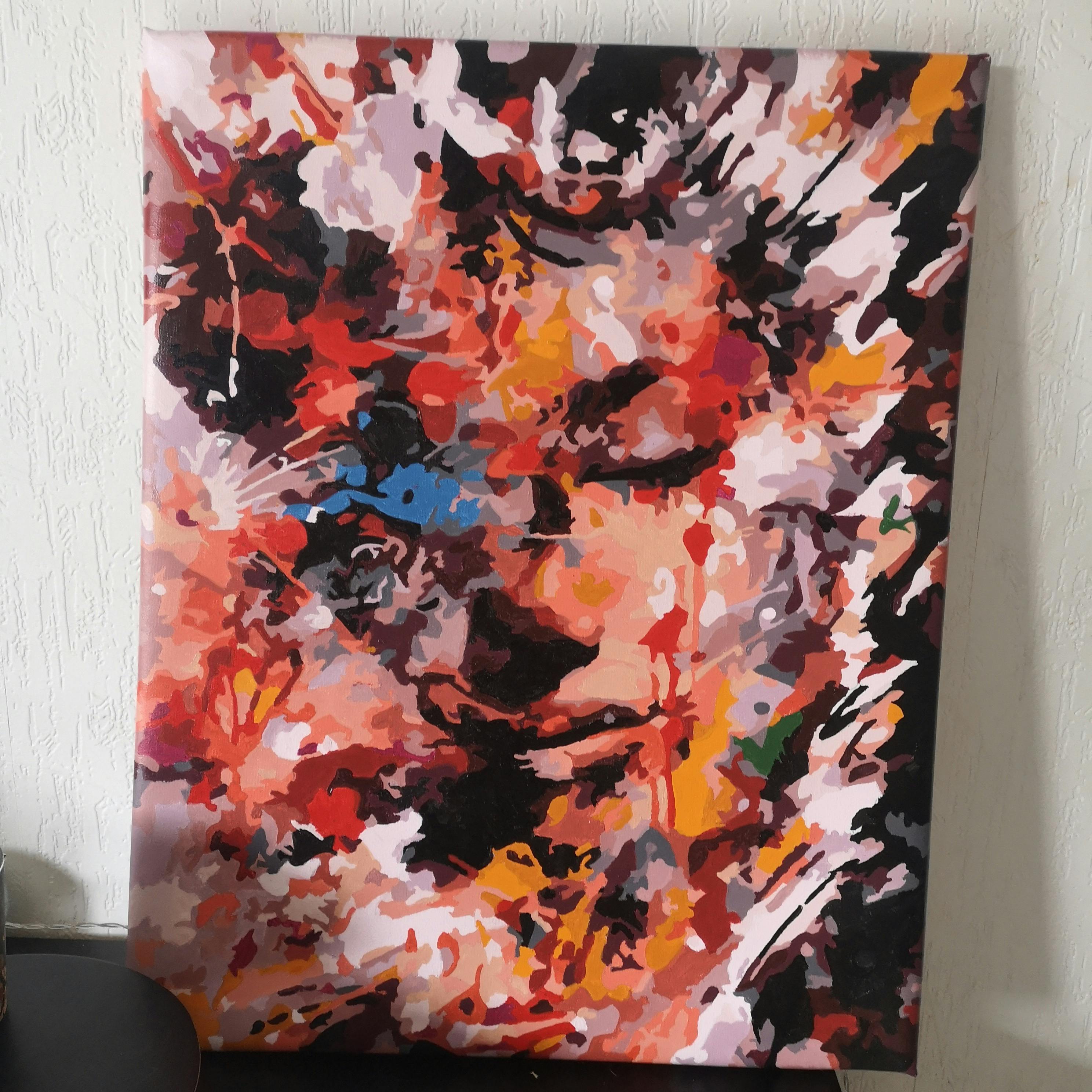 Paint by numbers - Abstract Female Face – usa.figuredart