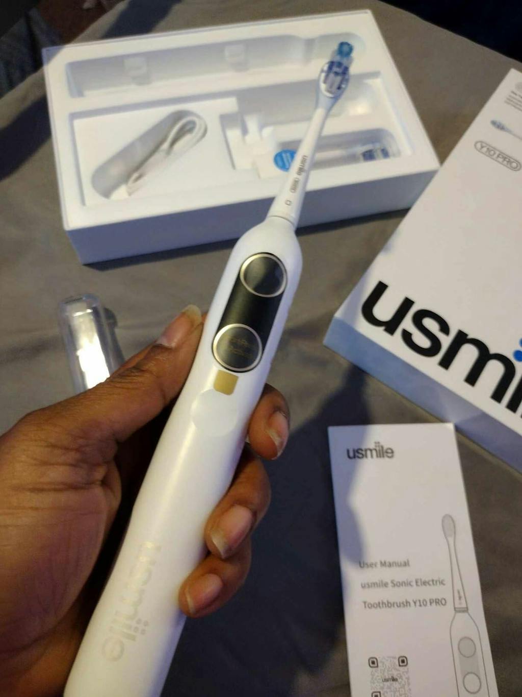 usmile Y10 PRO Electric Toothbrush with Missed Spots Guidance