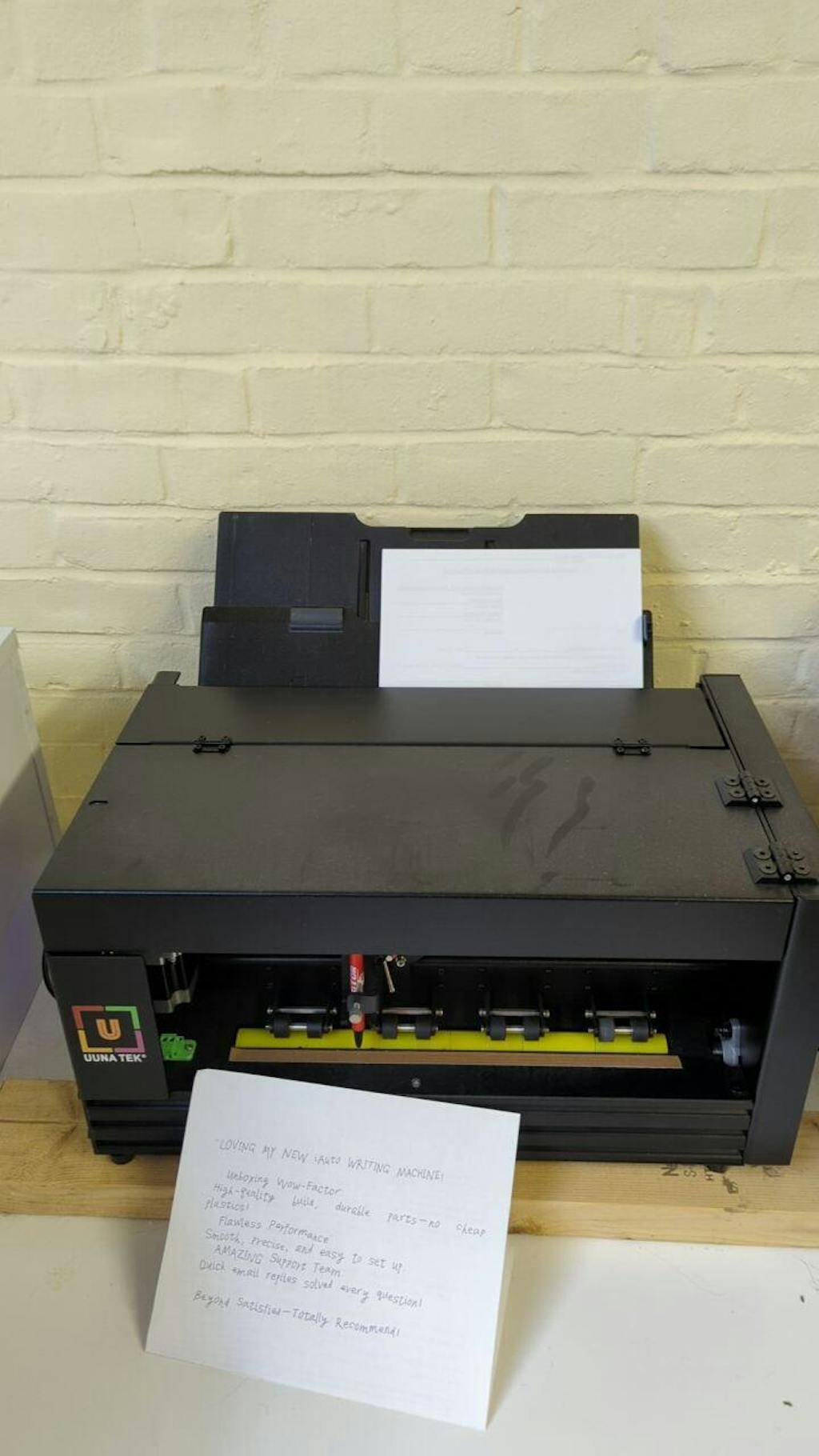 UUNA TEK iAuto - Automatic Writing Machine for Bulk Writing