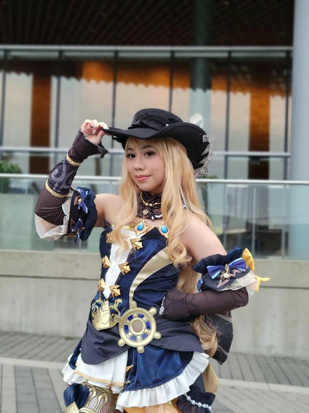 【In Stock】Uwowo Genshin Impact Navia Fontaine Rococo Style Dress Cospa ...