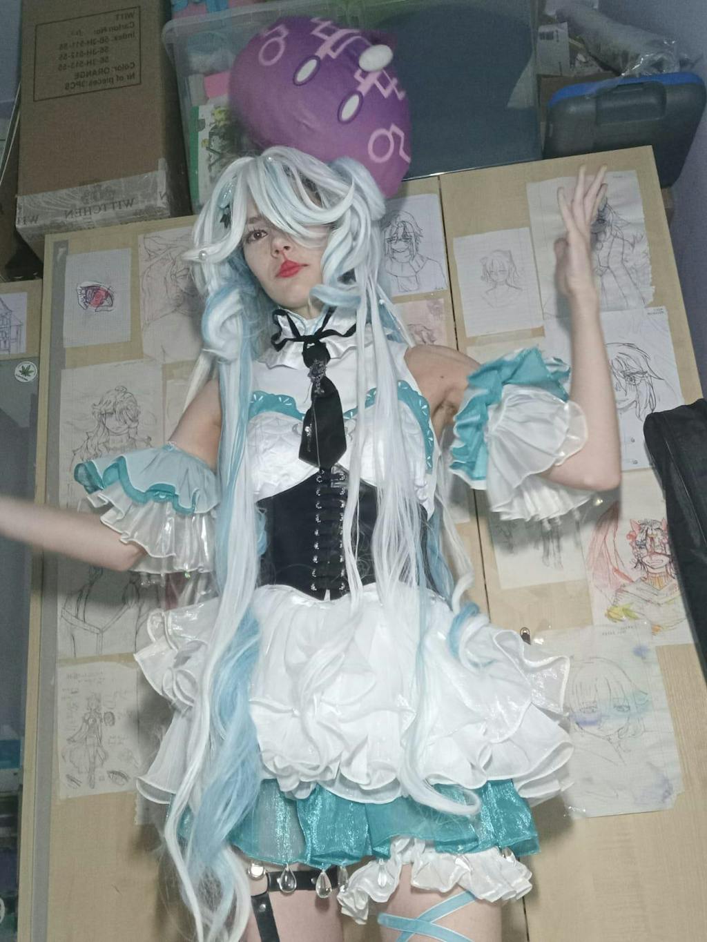 【In Stock】Uwowo Genshin Impact Fanart Furina Focalors Mermaid Insipire ...