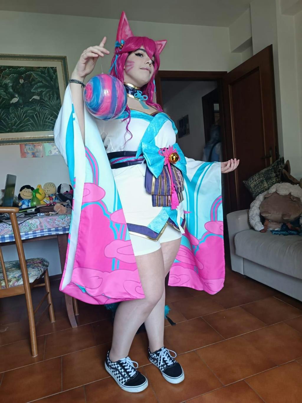 Uwowo LOL Spirit Blossom Ahri ASU 2023 The Nine-Tailed Fox Halloween C – Uwowo Cosplay