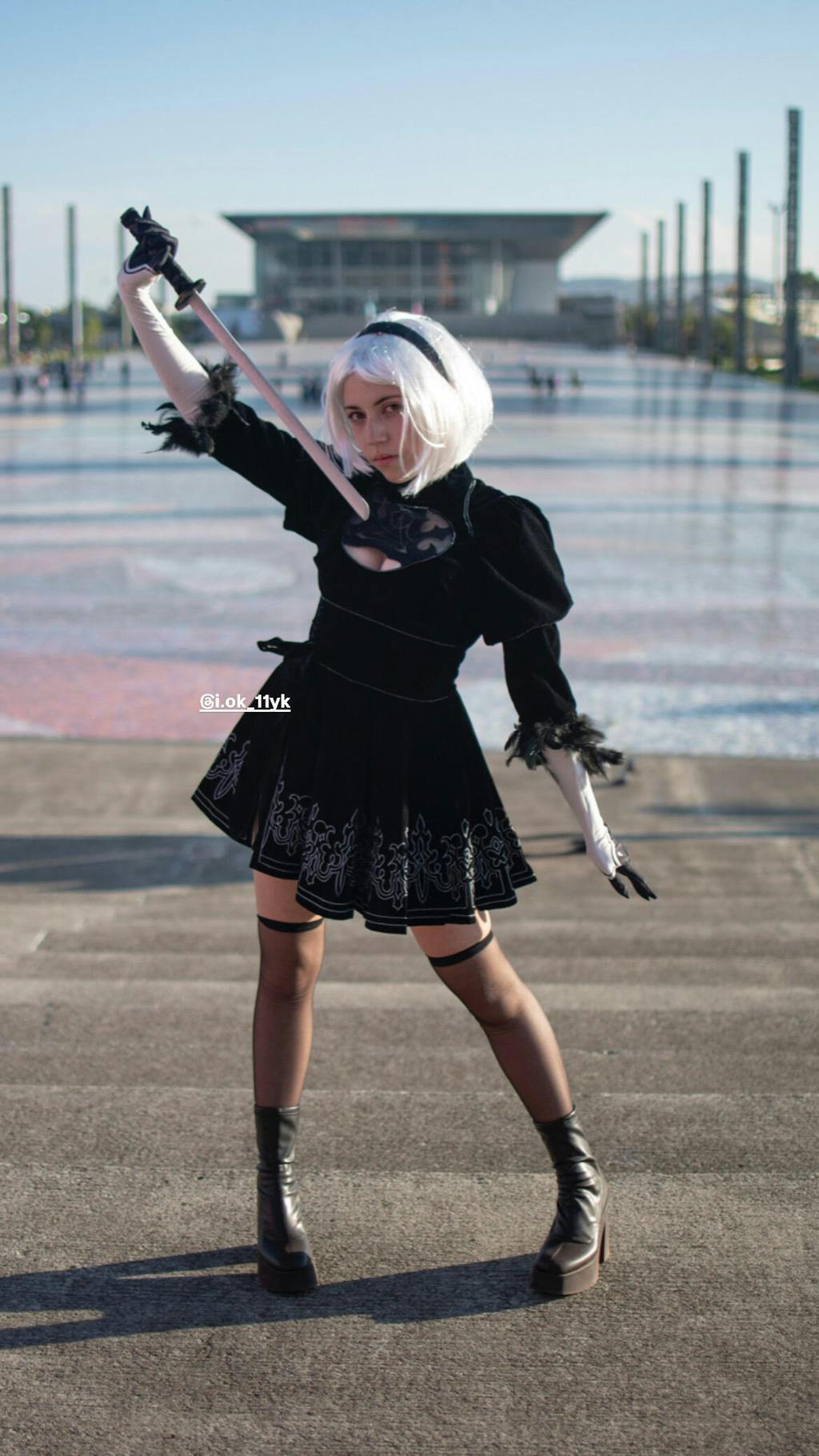 S-3XL Uwowo Game Nier: Automata YoRHa No.2 Type B 2B Cosplay Costume ...