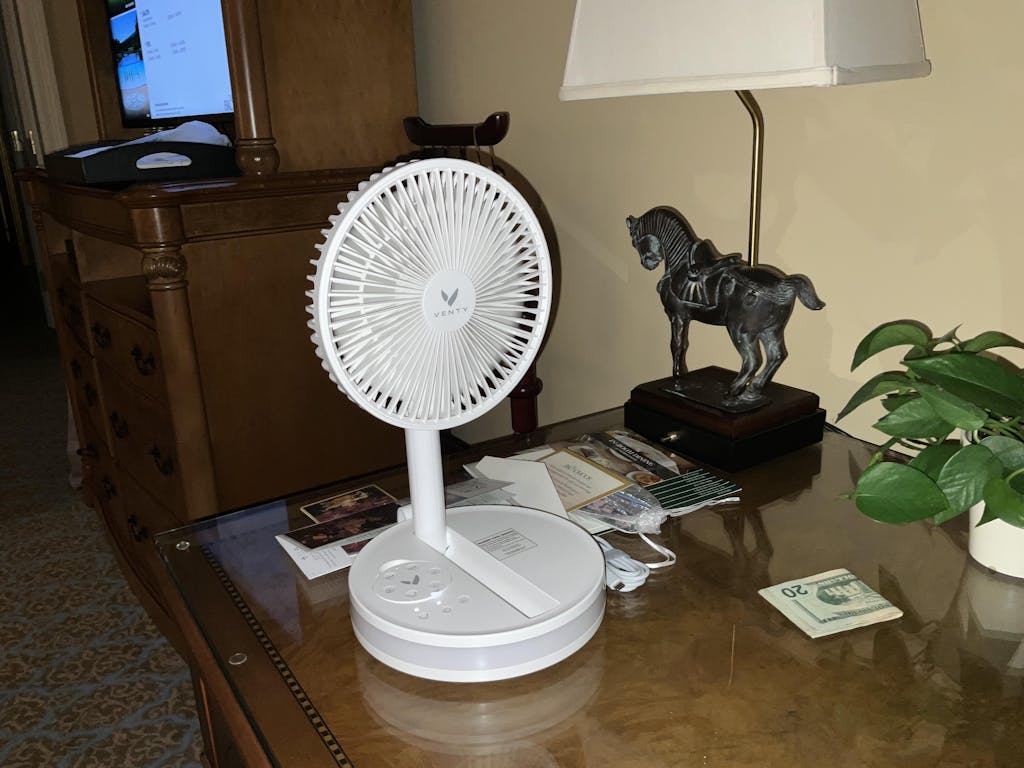 Venty Fan Rechargeable & Portable Fan - 48-Hour Battery Life – V E N T Y