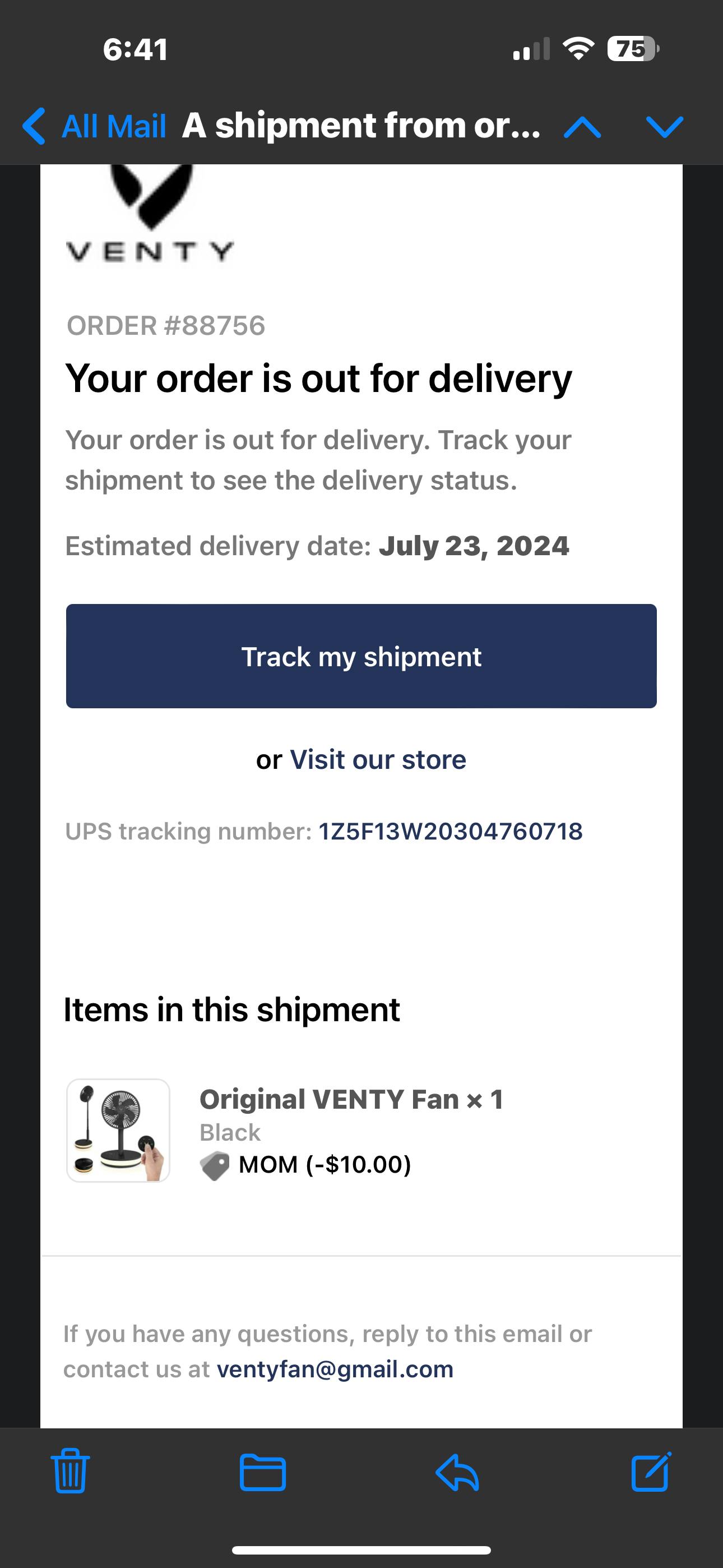 Venty Fan Rechargeable & Portable Fan - 48-Hour Battery Life – V E N T Y