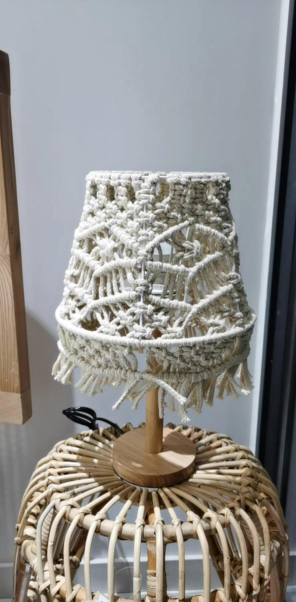 Macrame Table Lamp – Vakkerlight