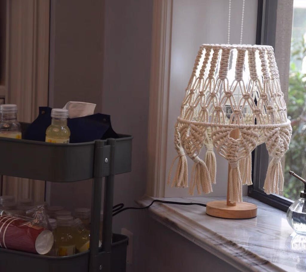 Macrame Table Lamp – Vakkerlight
