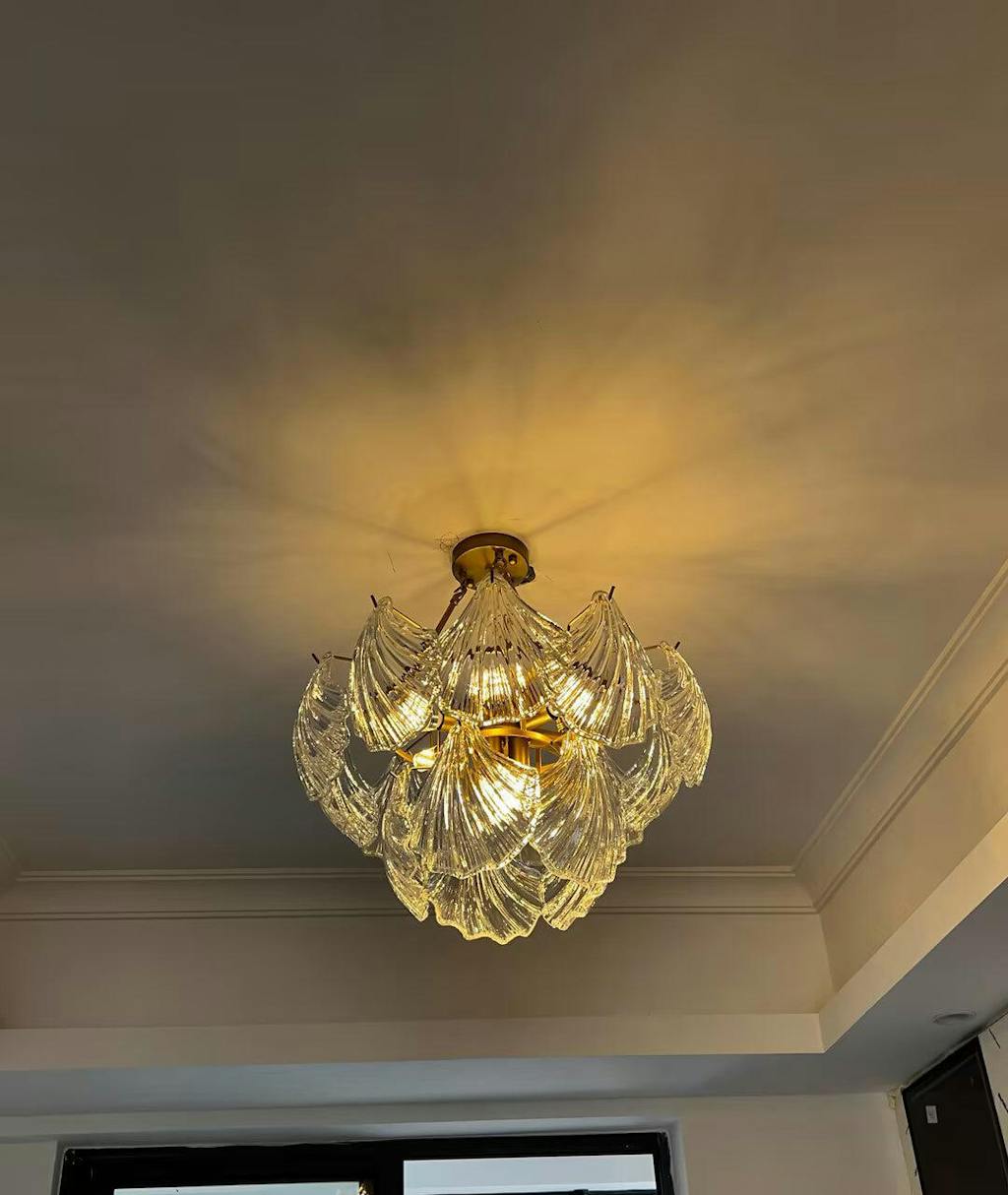 Ribbed Shell Ceiling light – Vakkerlight