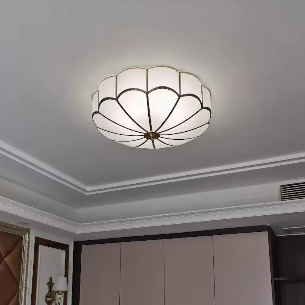 Flower Shape Glass Recessed Ceiling Light – Vakkerlight