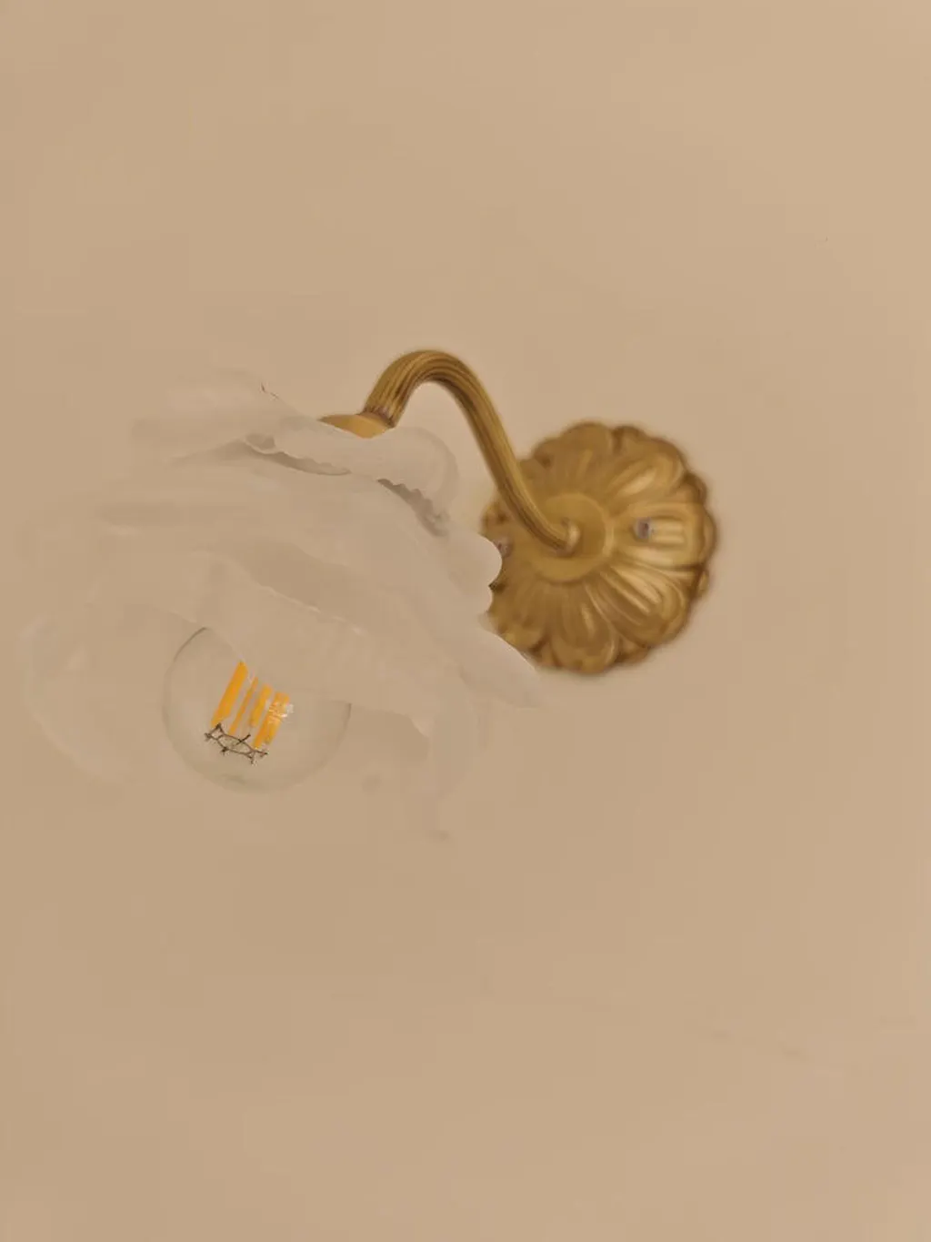 Brass Rose Wall Light – Vakkerlight
