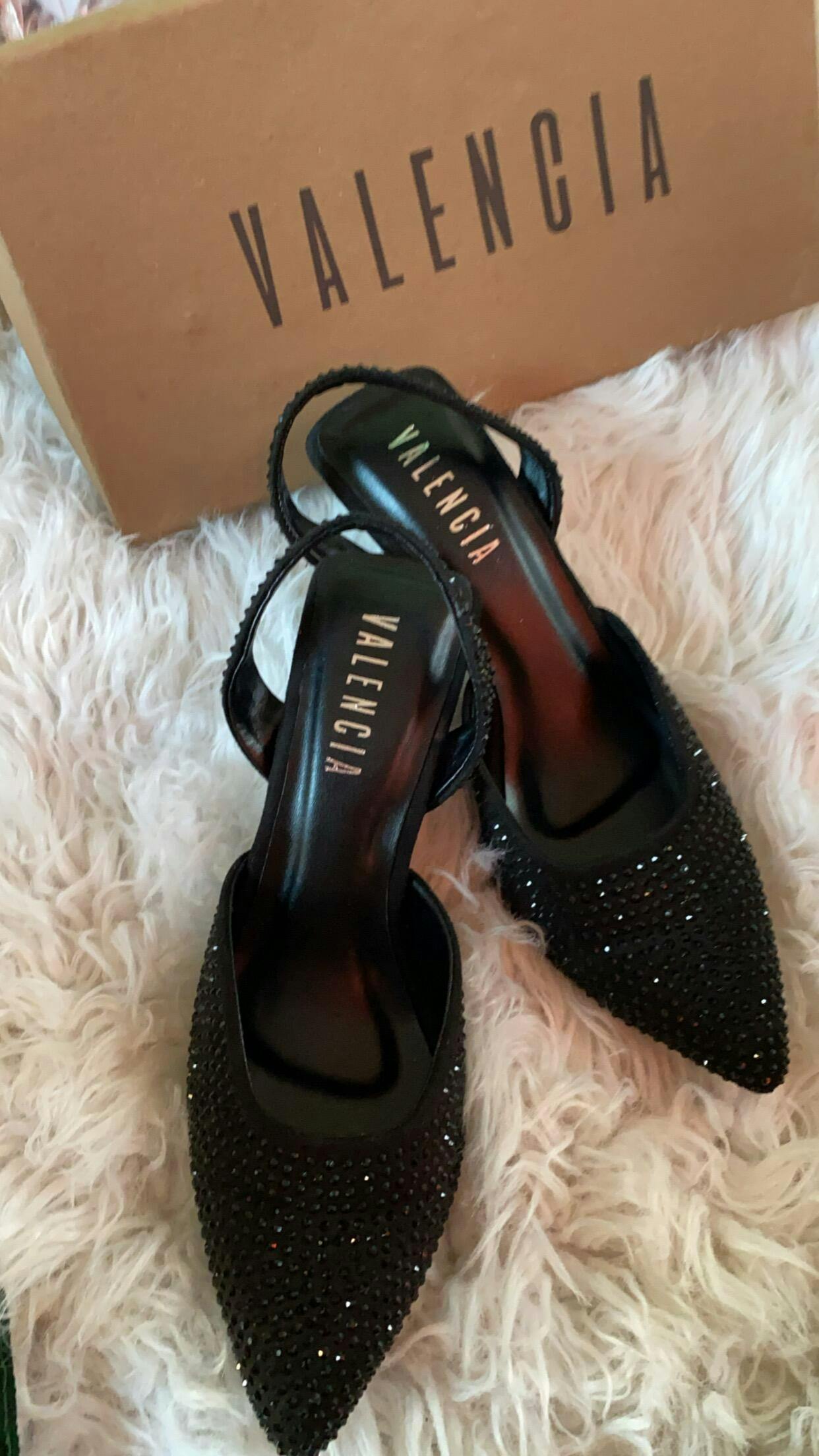 Rhinestone Slingback Heel – Valencia Pakistan