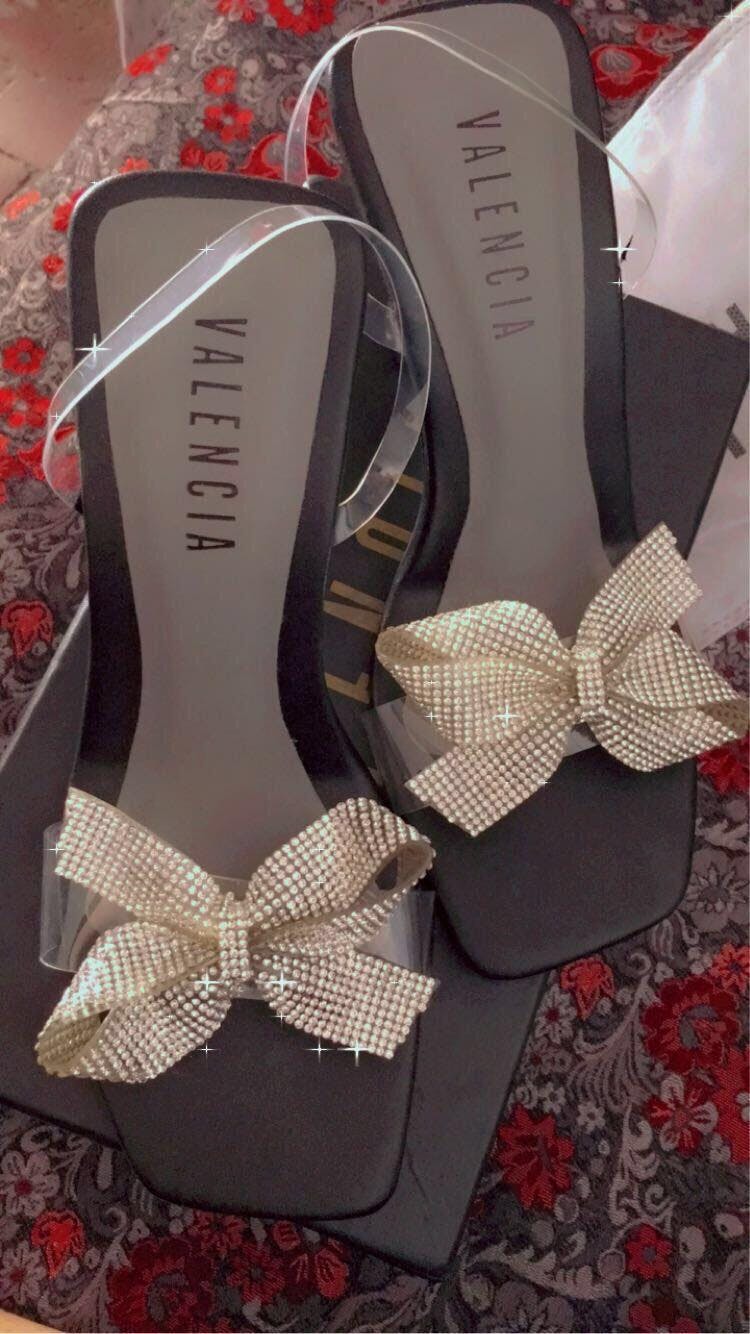 Sophia Bow Slingback Heel – Valencia Pakistan