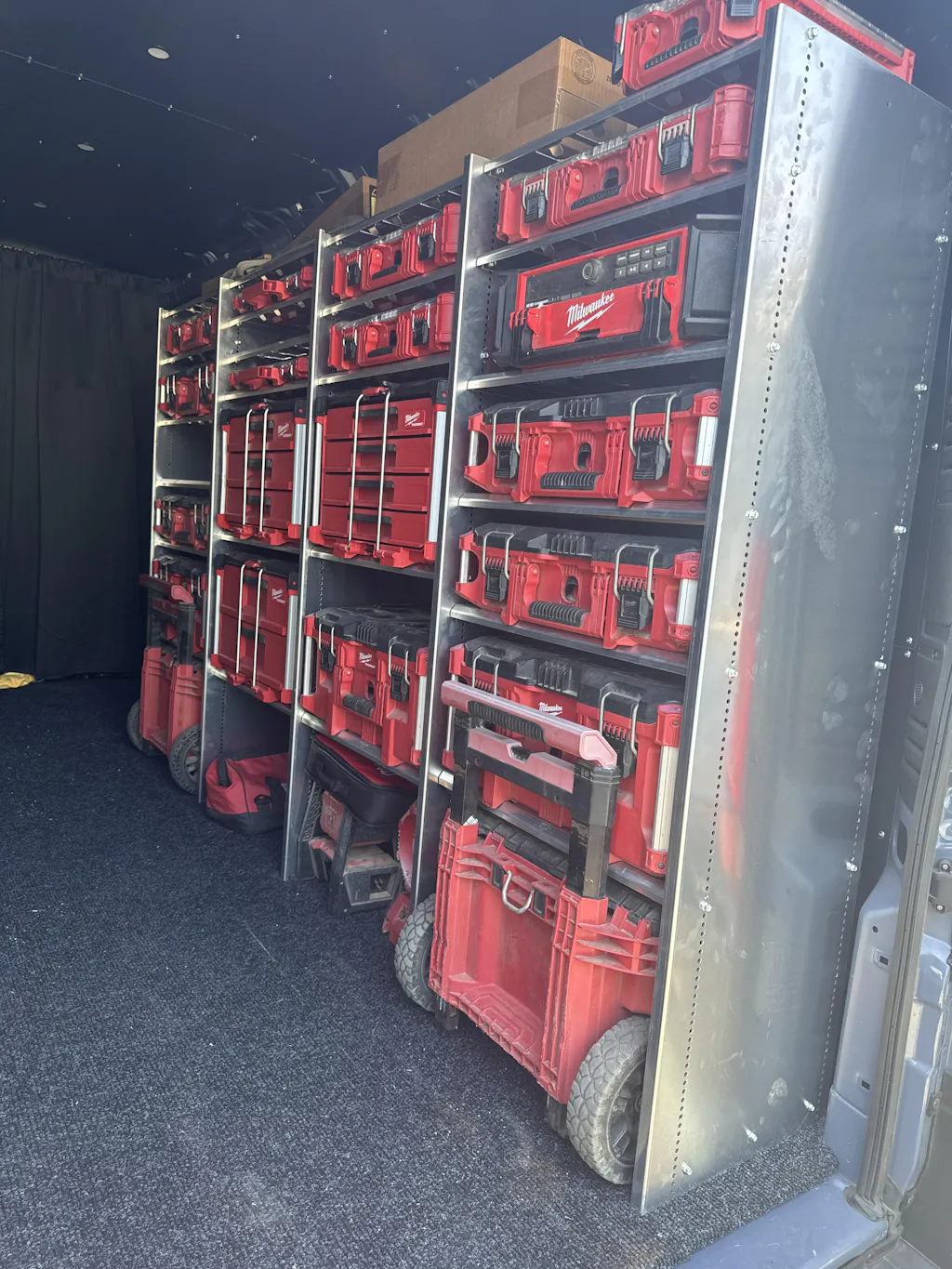 60" Van Rack, works with Milwaukee Packout. – Valley Metal