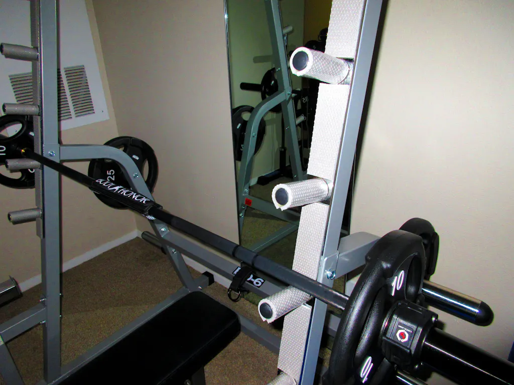 Adjustable Squat and Bench Rack with Safety Catches – Valor Fitness