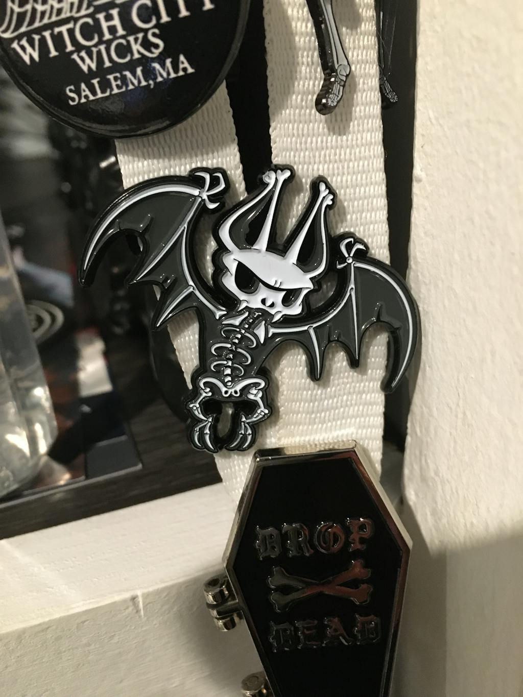 Batty Bones Enamel Pin – VampireFreaks