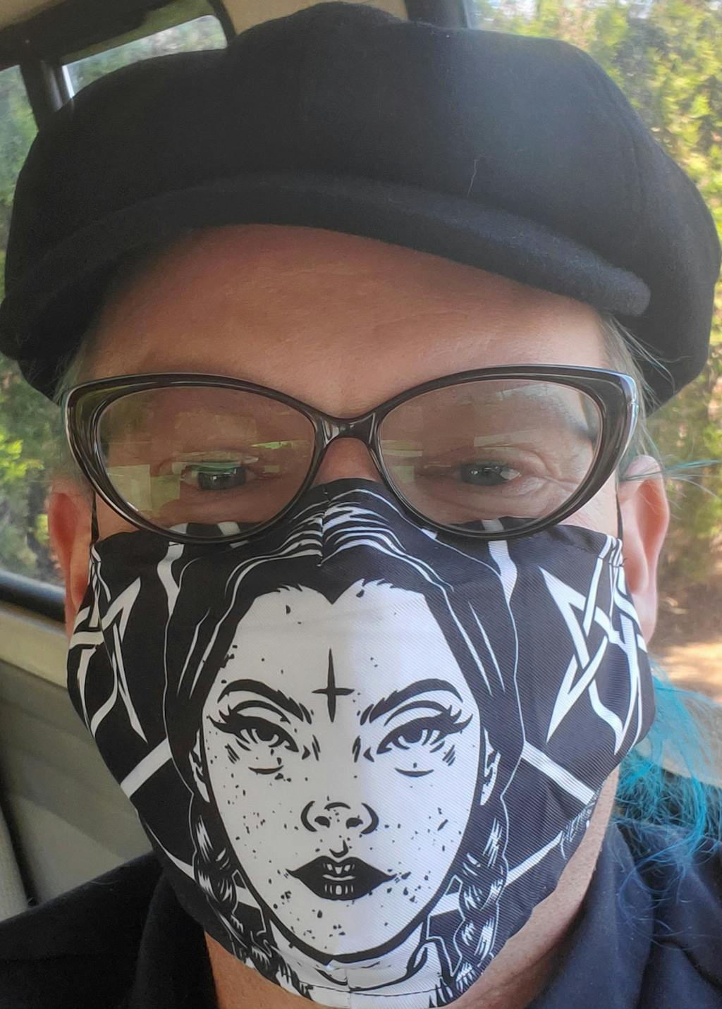 Wednesday Addams Occult Face Mask – VampireFreaks