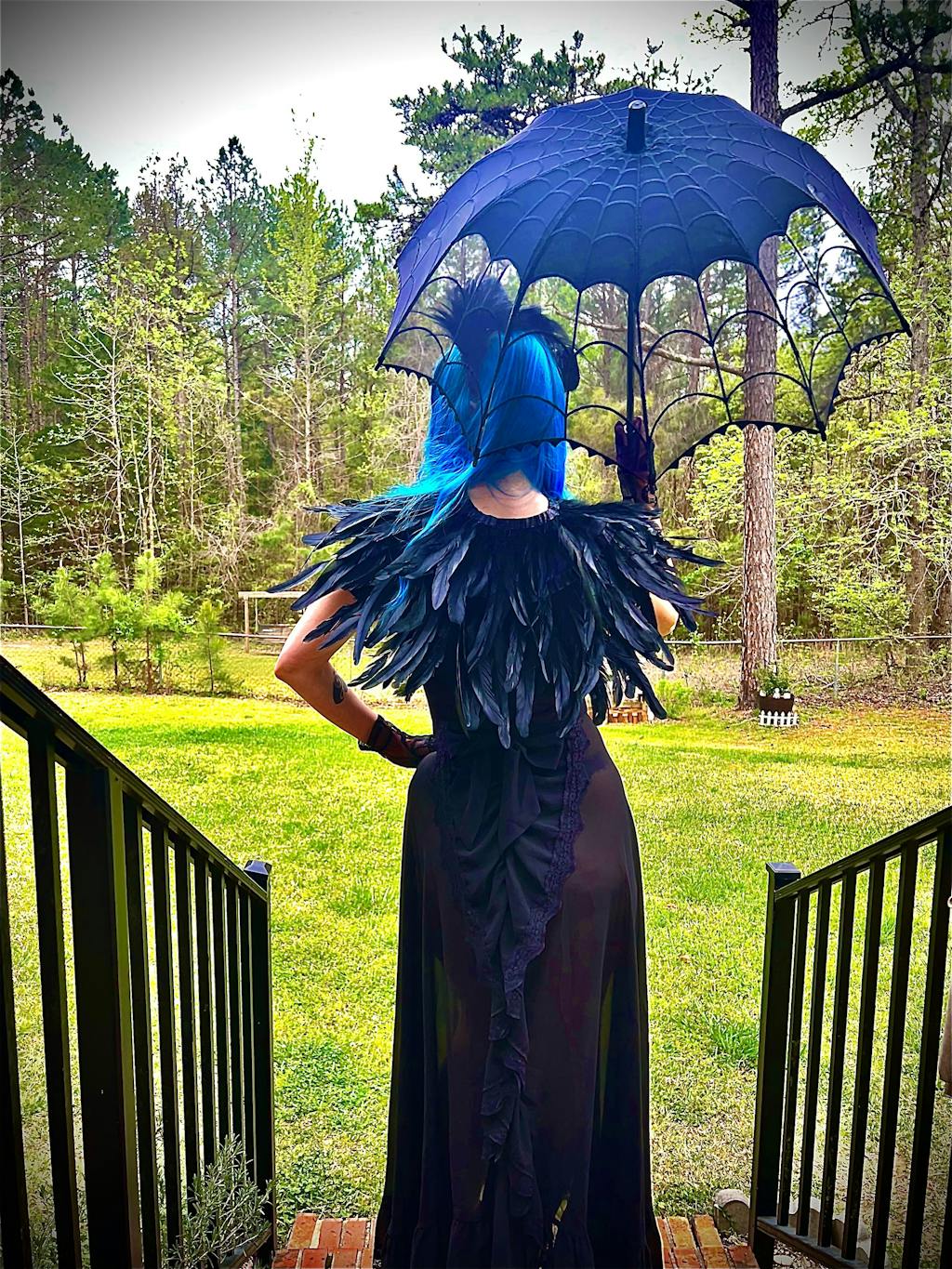 Spiderweb Lace Parasol – VampireFreaks