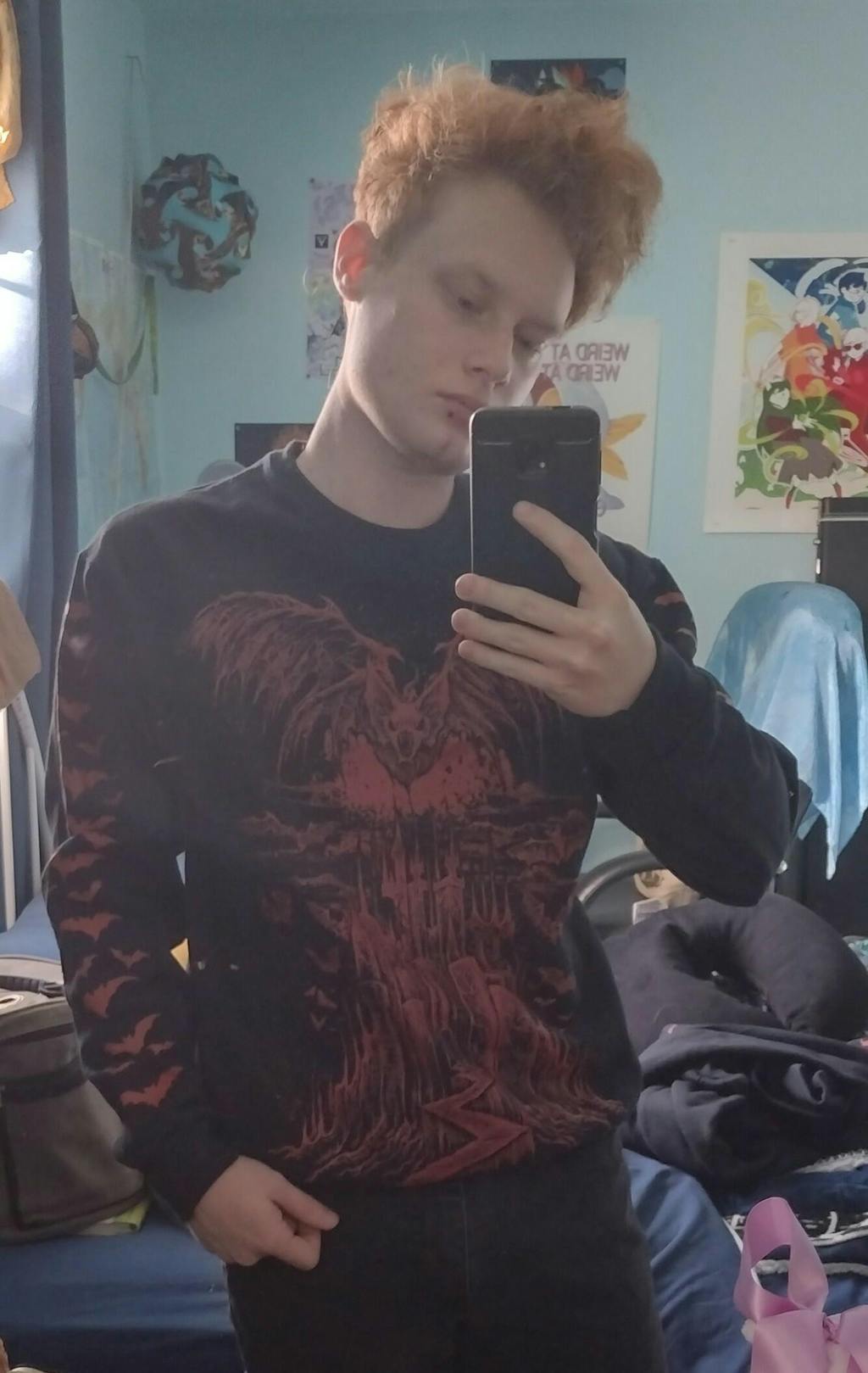 Vampire Castle Sweatshirt w/ Bat Sleeves [BLOOD RED] – VampireFreaks