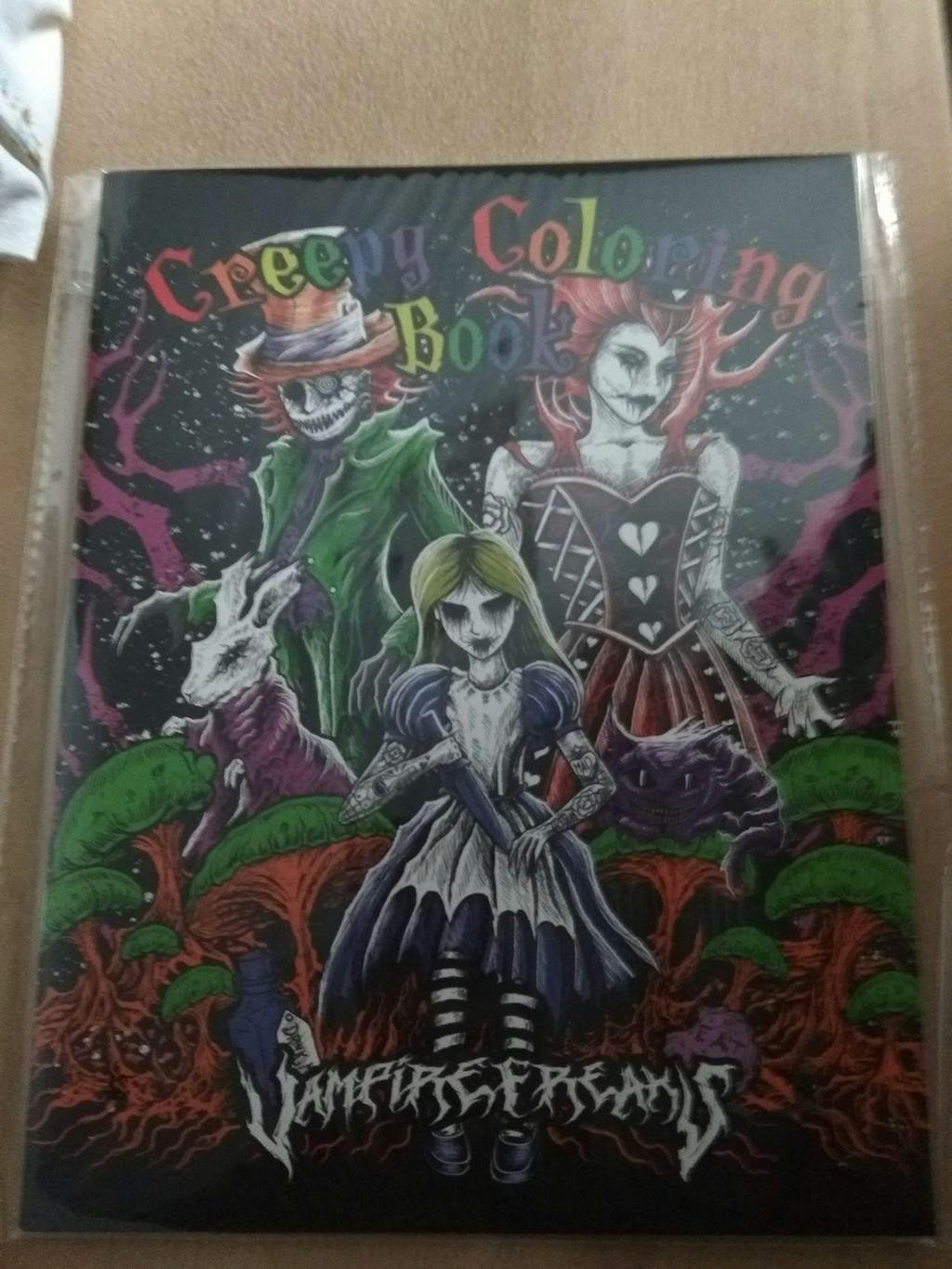 Creepy Coloring Book – VampireFreaks