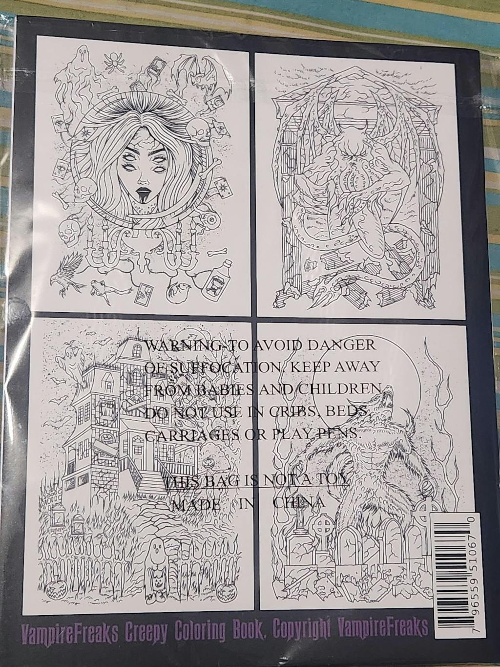 Creepy Coloring Book – VampireFreaks