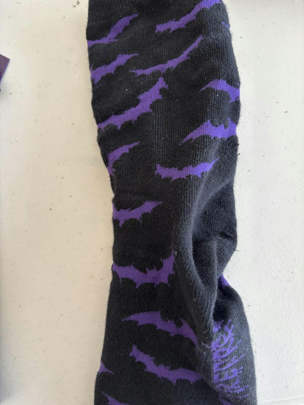 Creepy Crew Socks [Purple Bats] – VampireFreaks