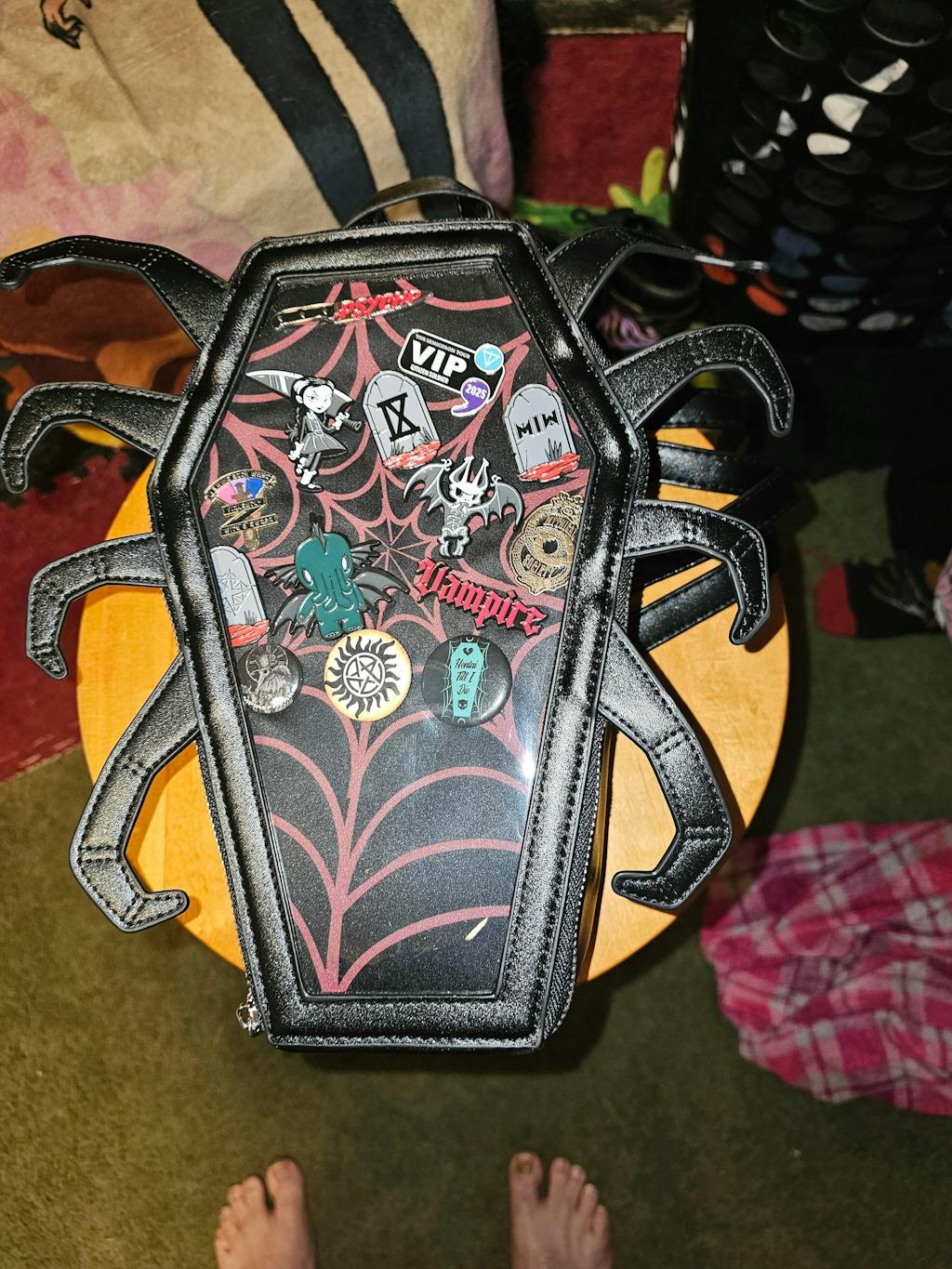 Spider Coffin Ita Bag – VampireFreaks