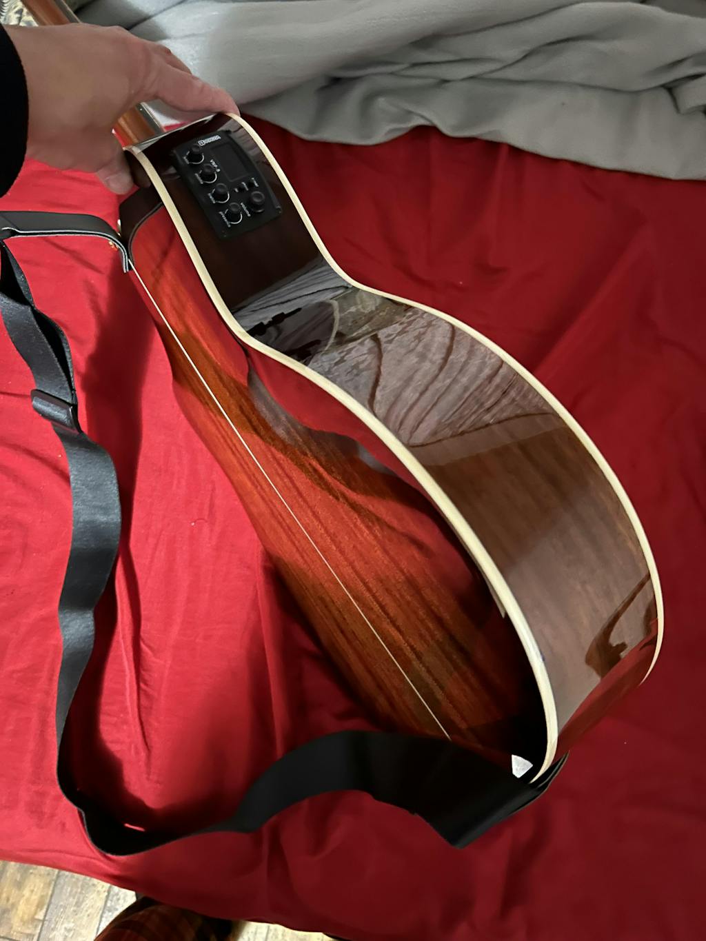 Vangoa VEG120 Pro 12-string solid wood guitar, 12-string acoustic-elec