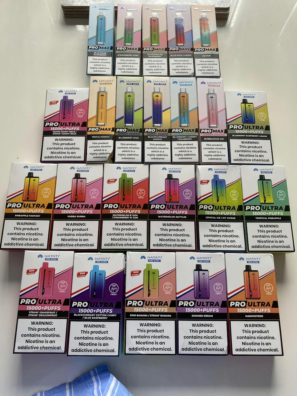 Box Of 10 Hayati Pro Ultra 15000+ Puffs | Wholesale Price | 20+ Flavou ...