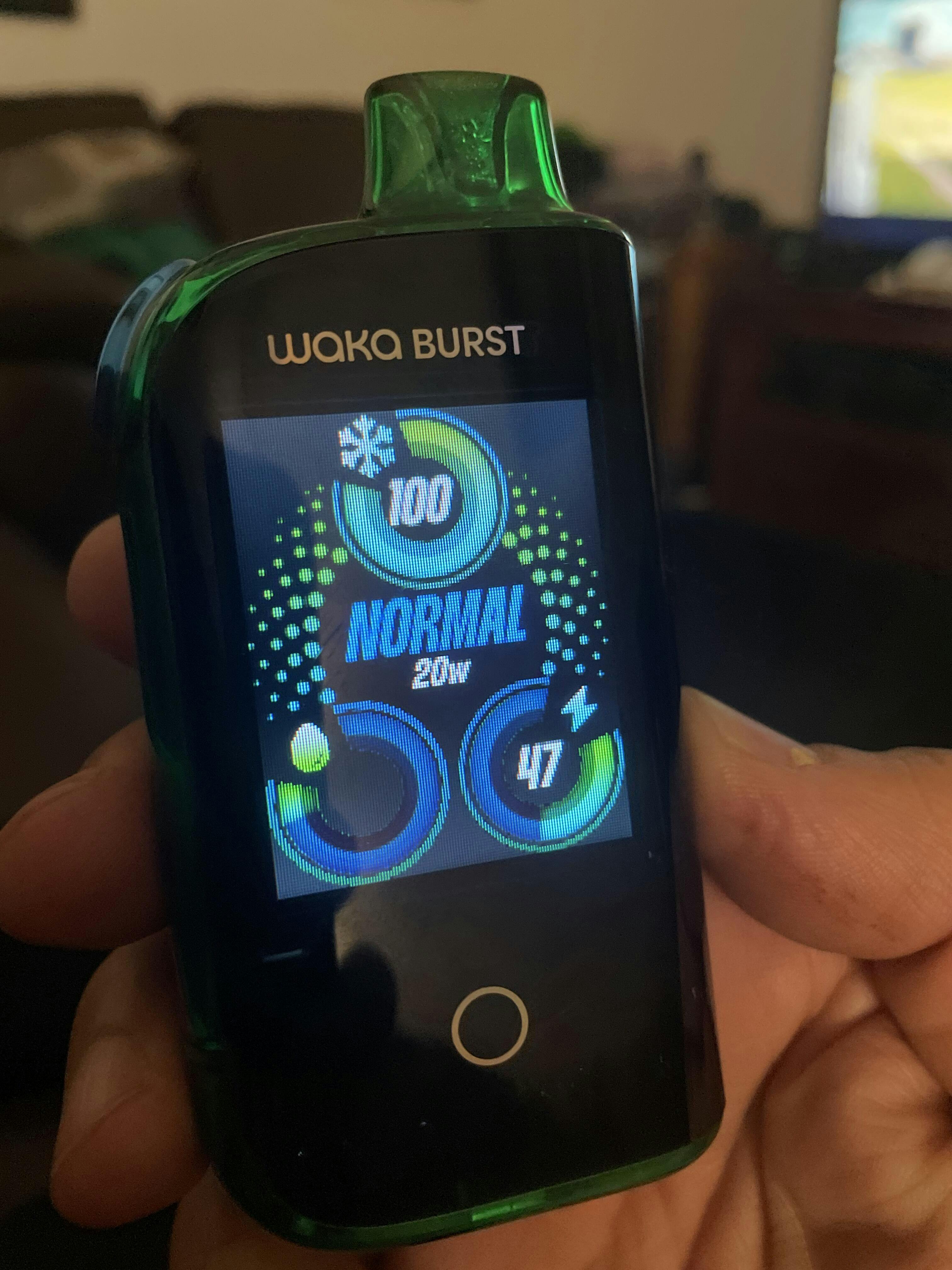 Waka Burst 36000 - Explosión de menta en tus manos – Vapeando Ando