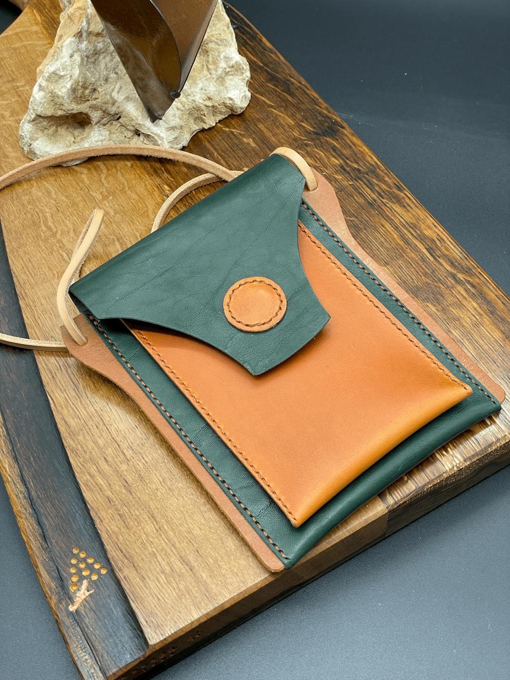 Leather Neck Pouch Pattern for Passport/ID and Smartphone, (FREE) PDF ...