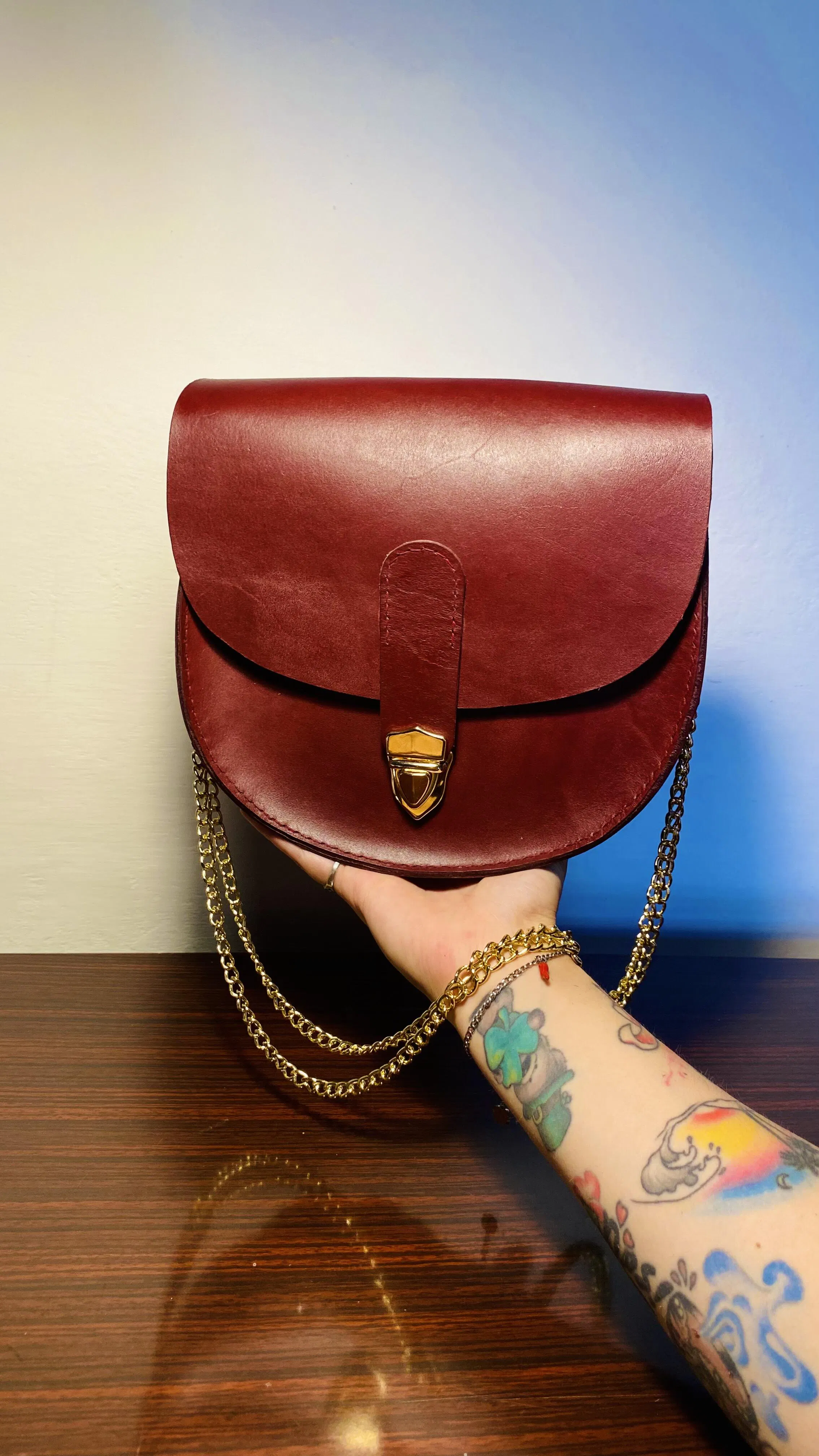 Leather Mini Bag, Free PDF Pattern & Tutorial – Vasile and Pavel ...