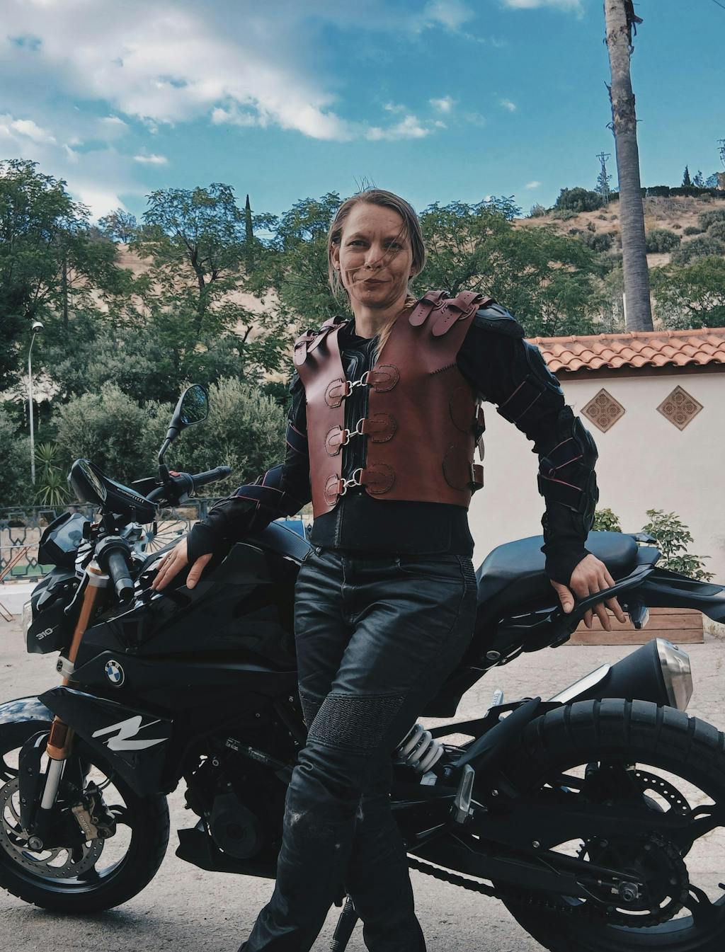 Leather Motorcycle Vest Pattern, Biker Armor Vest, DIY Leather – Vasile ...