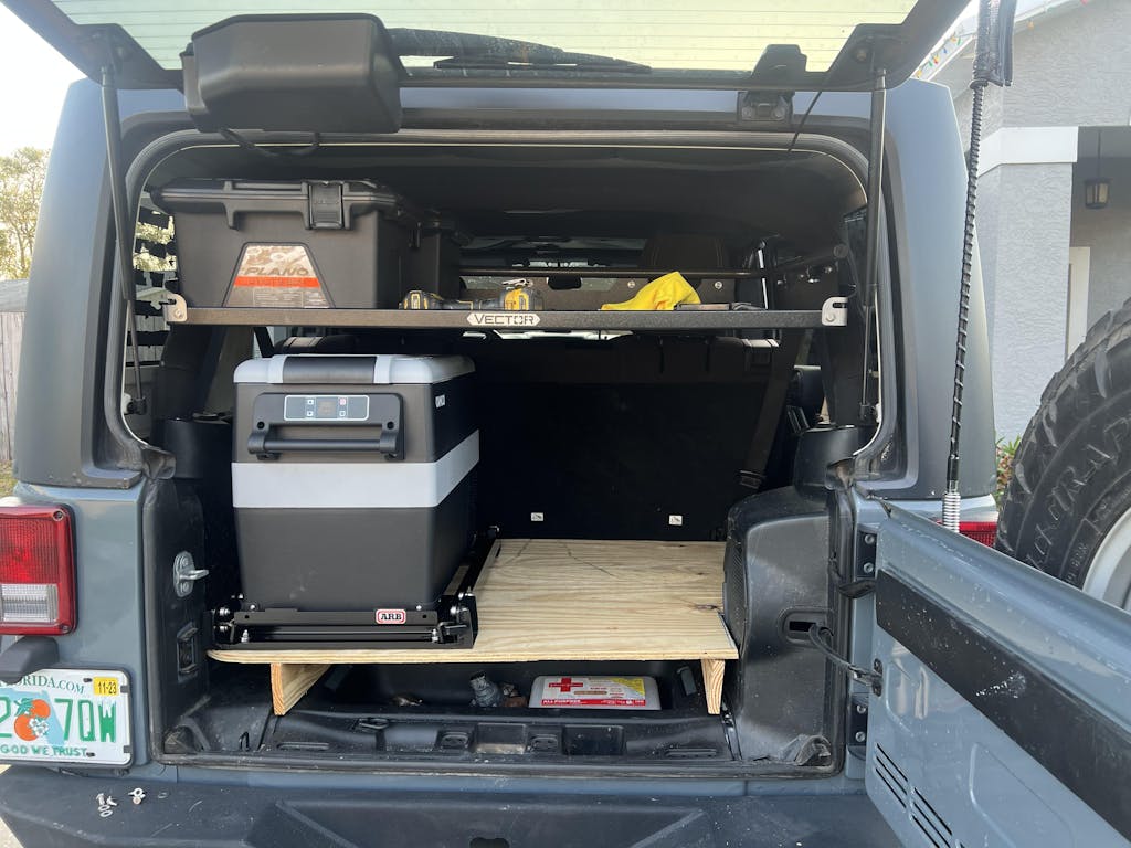 Jeep JKU Wrangler Cargo Basket | Versatile Cargo Van Shelf