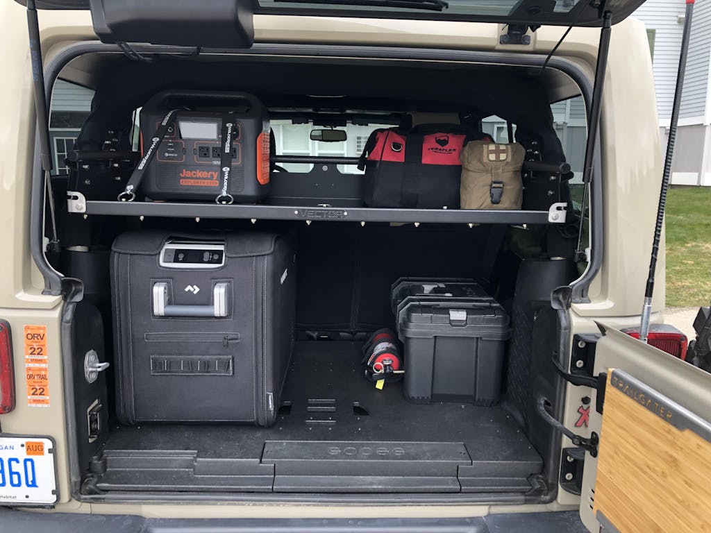 Jeep JKU Wrangler Cargo Basket | Versatile Cargo Van Shelf