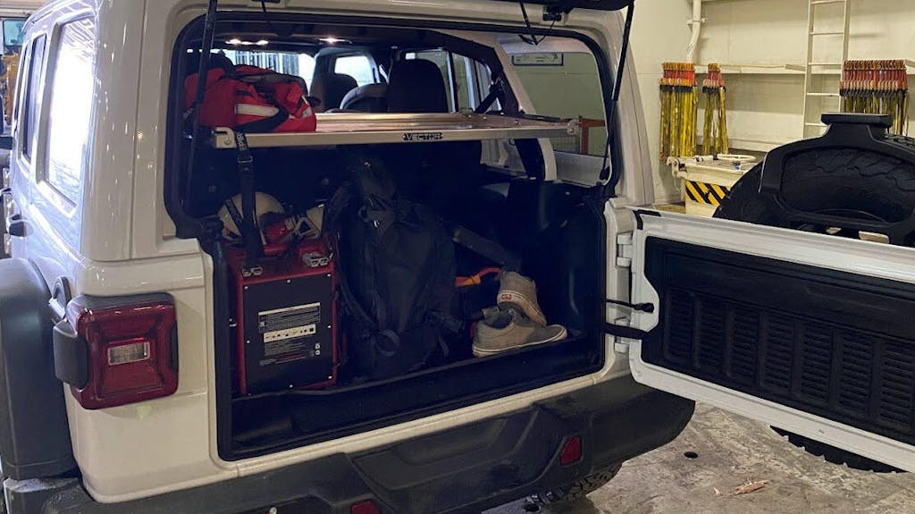 Jeep Storage Shelf Baskets for JLU | Cargo Van Shelves