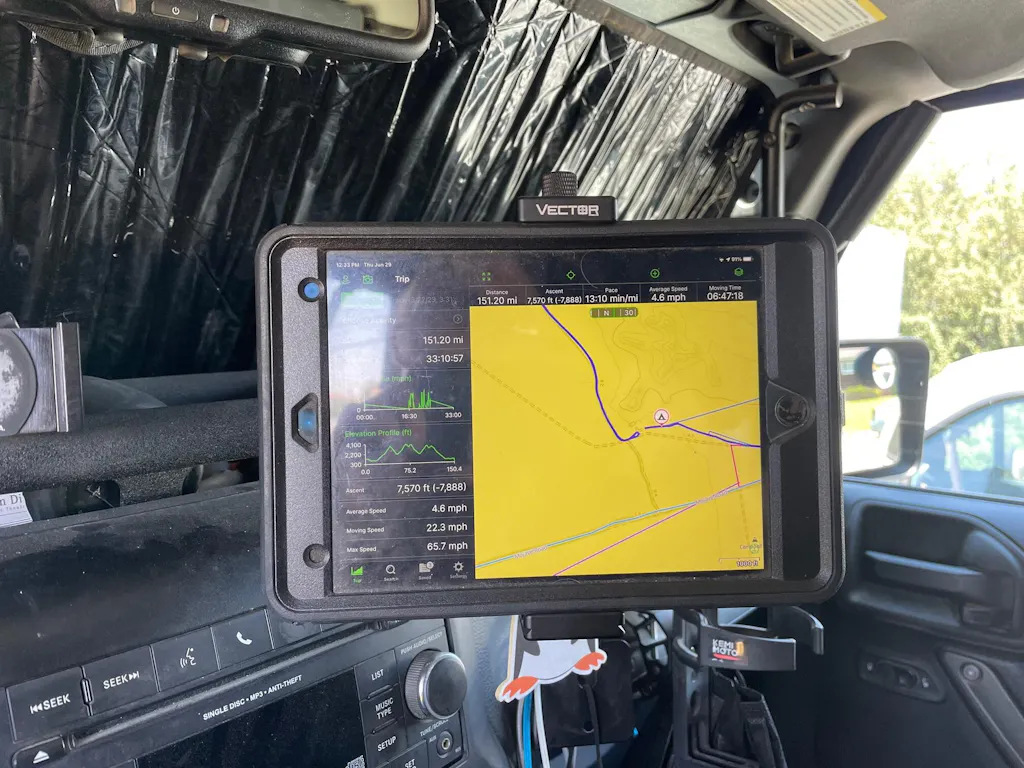 Vector OffRoad iPad Mount: Secure iPad Holder for your Jeep
