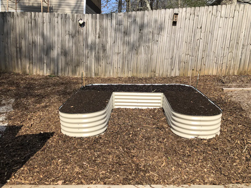 Bracing Rods for Metal Raised Garden Beds | VEGEGA