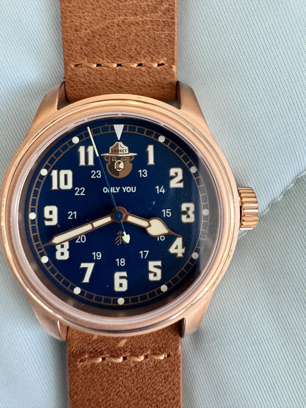 The Smokey Bear 80th Anniversary Edition Watch (Brilliant Blue) – VERO ...