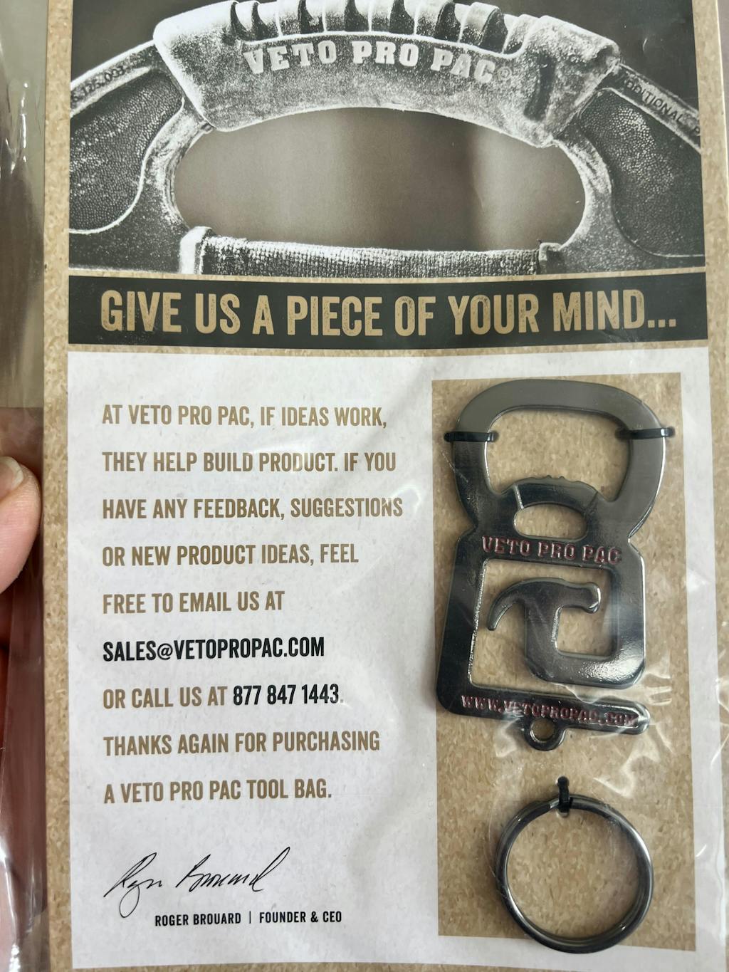 Key Chain-キーチェーン - ボトルオープナー – VETO PRO PAC JAPAN