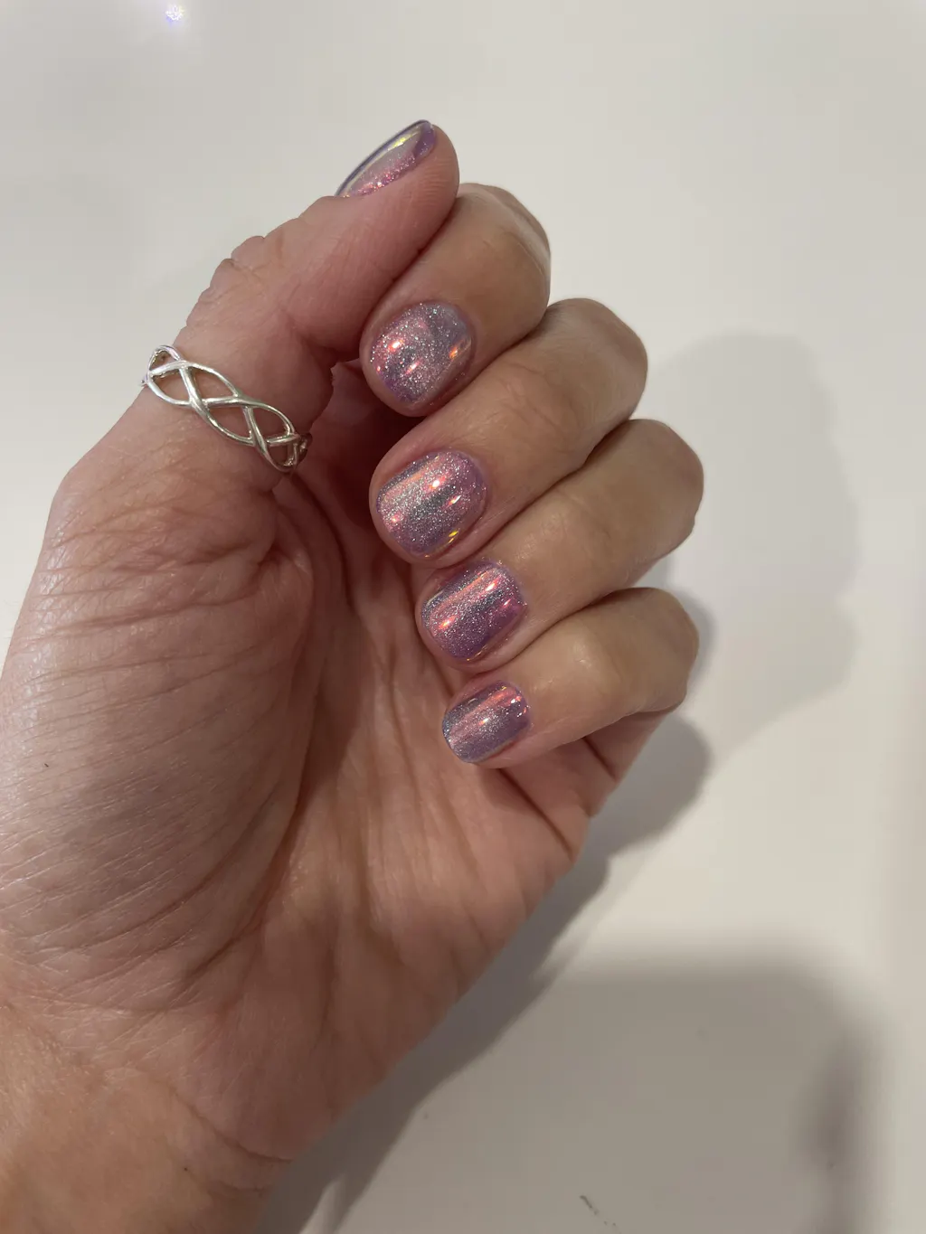 Instagram Top Look Set-May gorgeous aurora cat eye nail art set purple ...