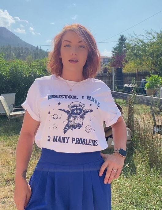 First of all I'm a Delight Raccoon T-Shirt – Vibe Custom Shirts