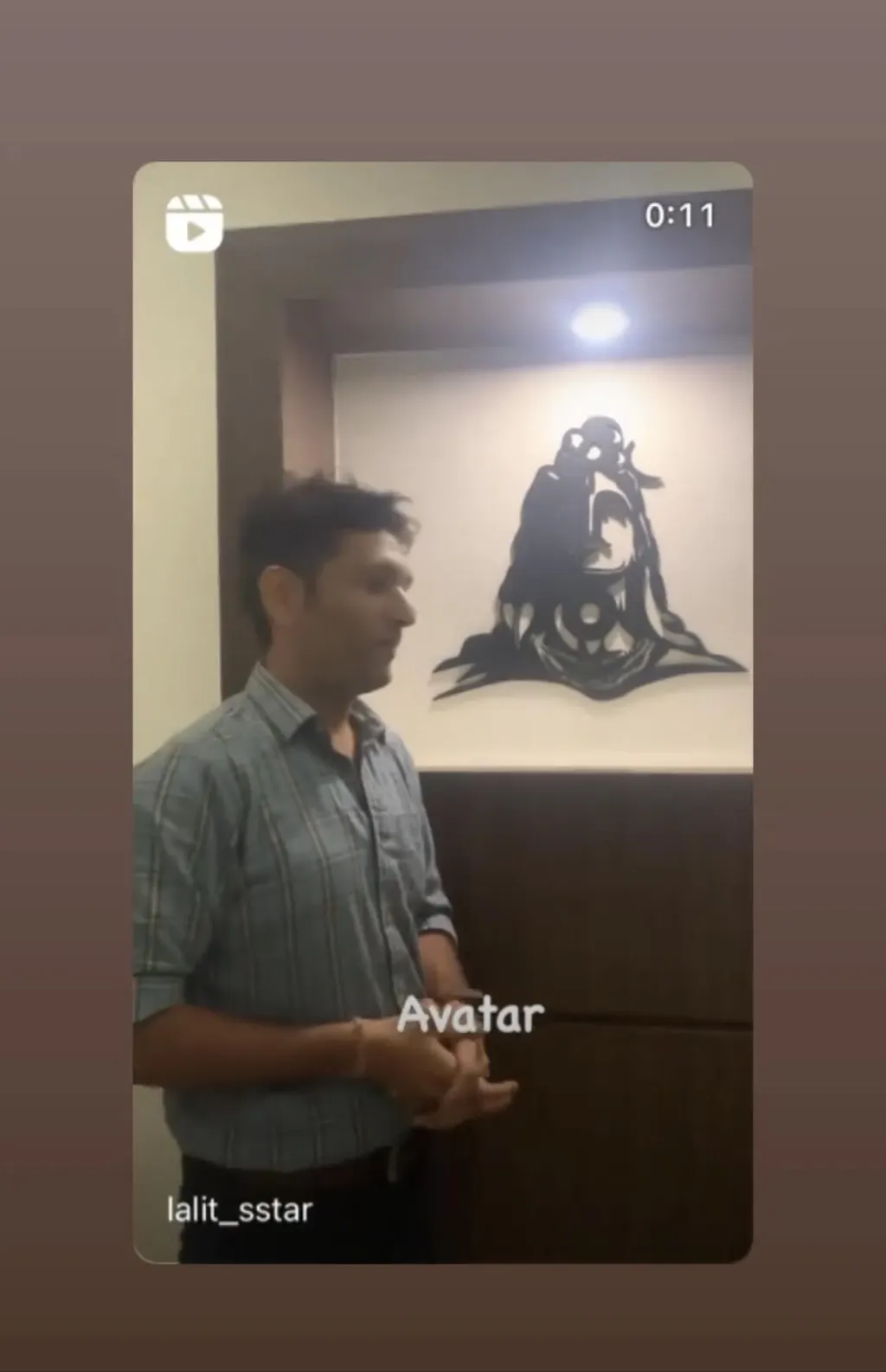Adiyogi Lord Shiva Design Shadow Lamp