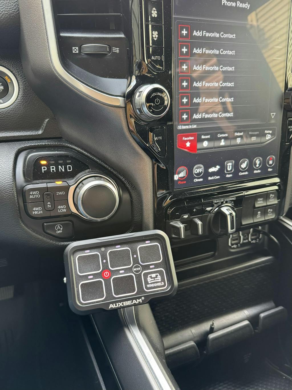 Mounting Kit for Auxbeam Switch Panel | 5th Gen | 2019 - 2025 RAM 1500 ...