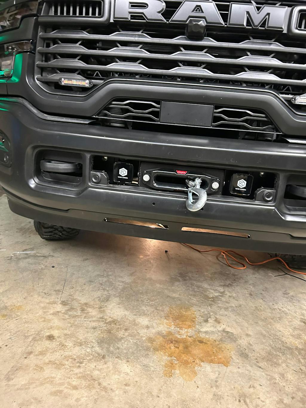 Hidden Winch Mount | 2019-2026 RAM 2500-3500 [6.4L Hemi] – VICE Design Inc