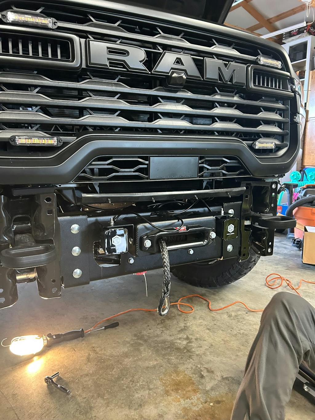 Hidden Winch Mount | 2019-2026 RAM 2500-3500 [6.4L Hemi] – VICE Design Inc