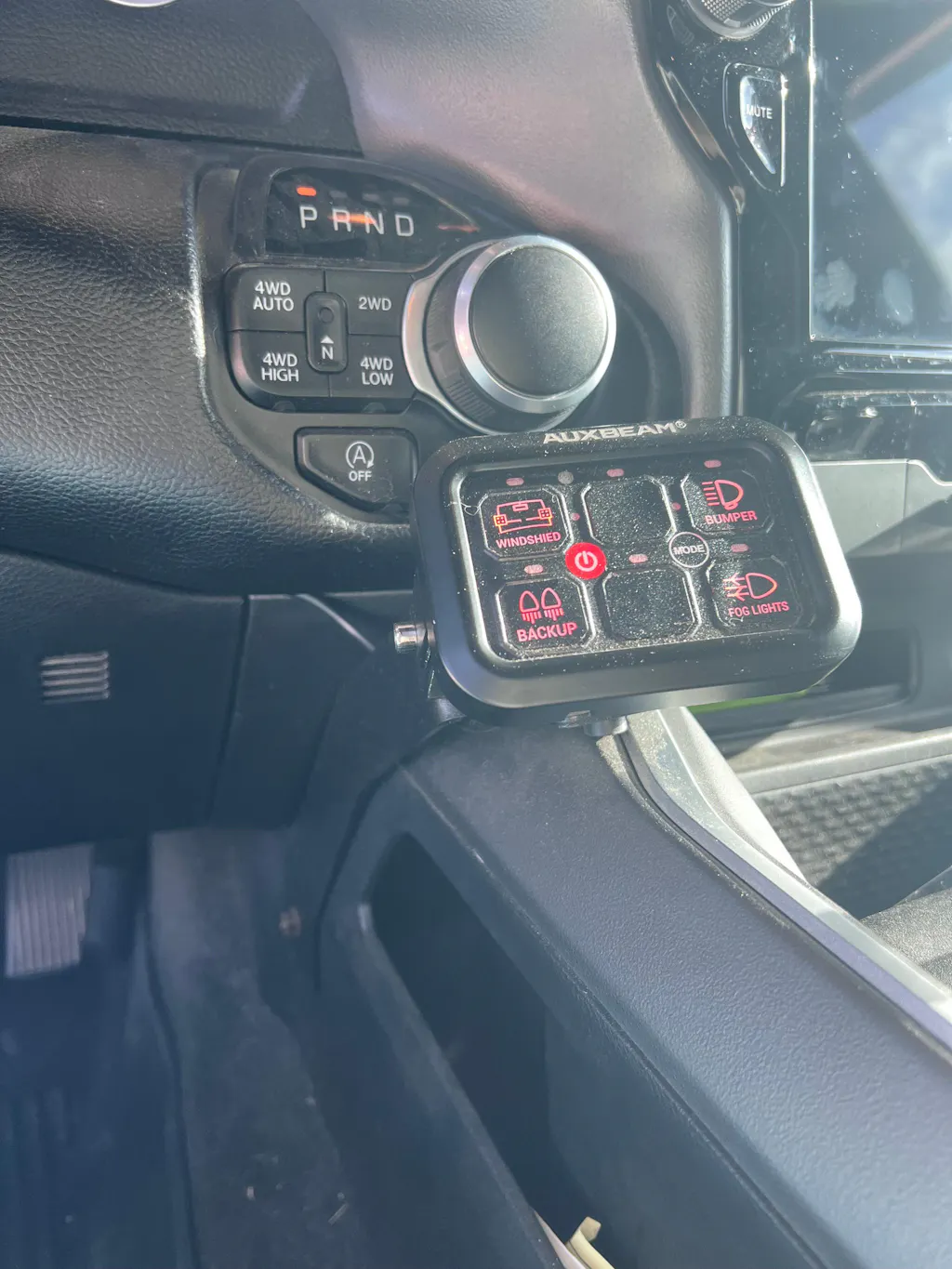 Mounting Kit for Auxbeam Switch Panel | 5th Gen | 2019 - 2026 RAM 1500 ...