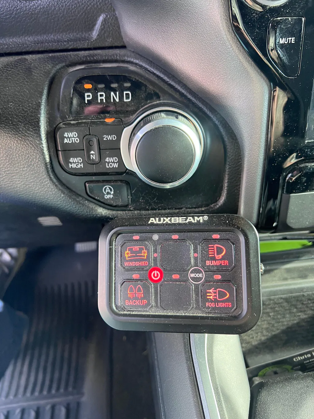 Mounting Kit for Auxbeam Switch Panel | 5th Gen | 2019 - 2026 RAM 1500 ...