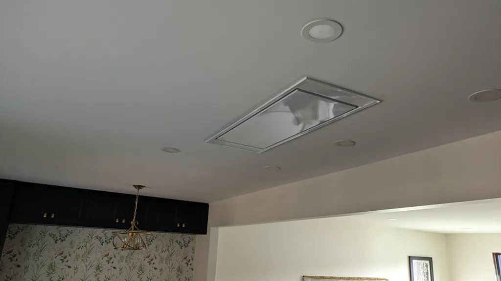 Ceiling Mount Range Hood 900 CFM - VICTORY Horizon - Installed Flush ...