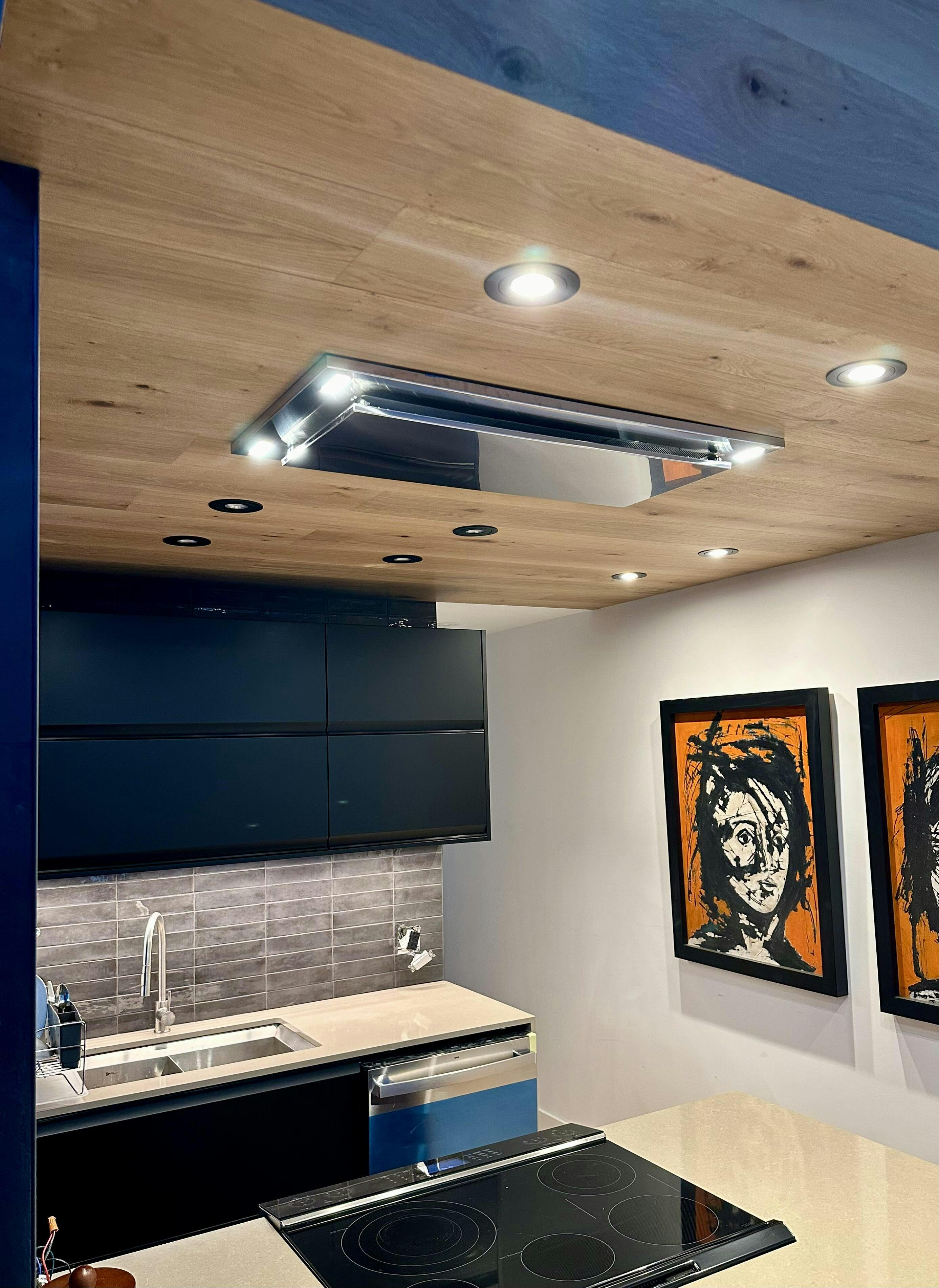 Ceiling Mount Range Hood 600 CFM, VICTORY Sunset for 30" or 36" Ranges ...